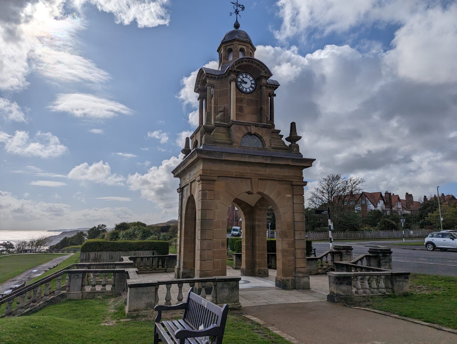 Stepping Out - Clock Tower, The Esplanade, Scarborough