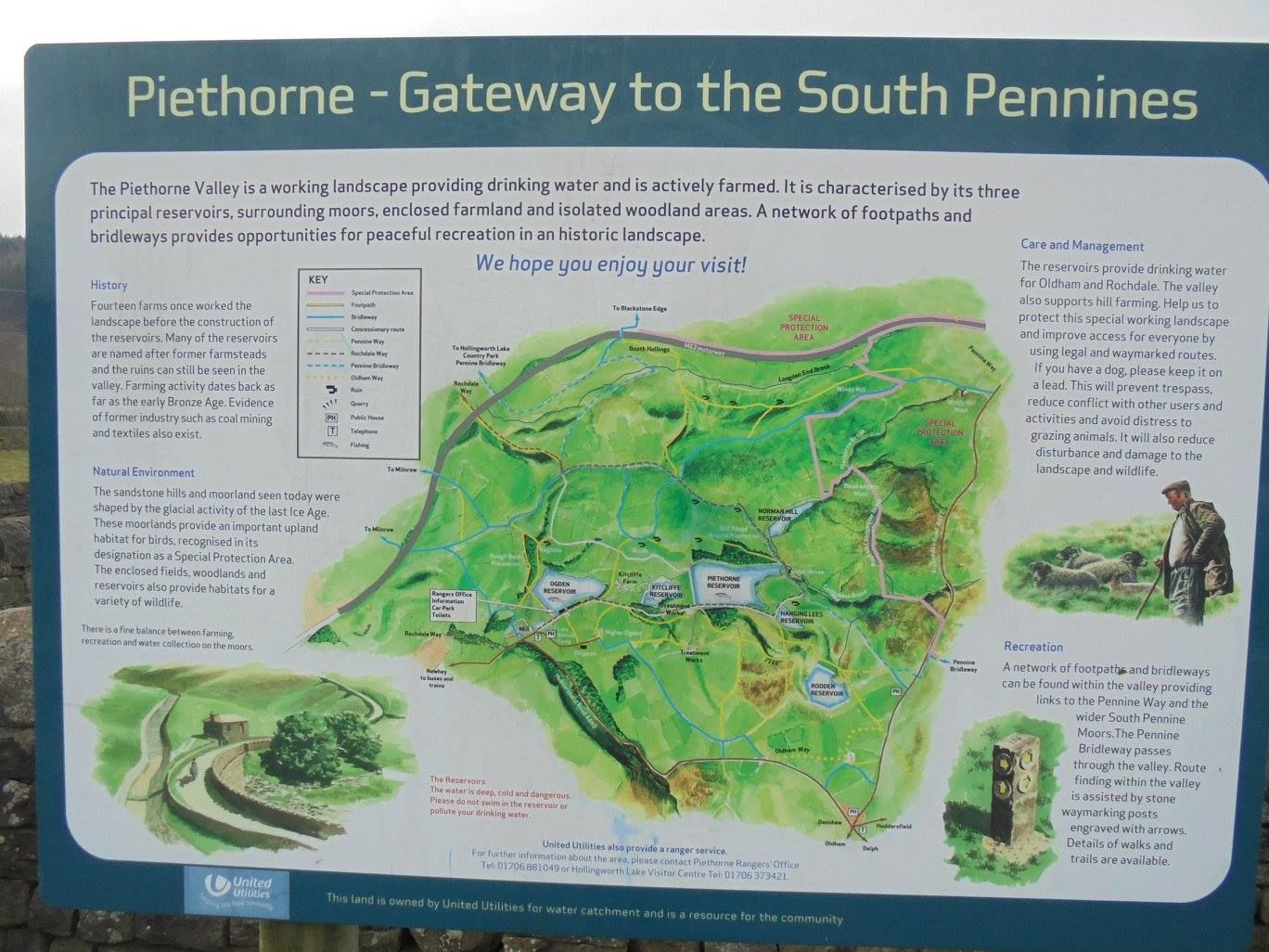 A moorland walk for Marie Van de Sande. Piethorne Valley & Blackstone ...
