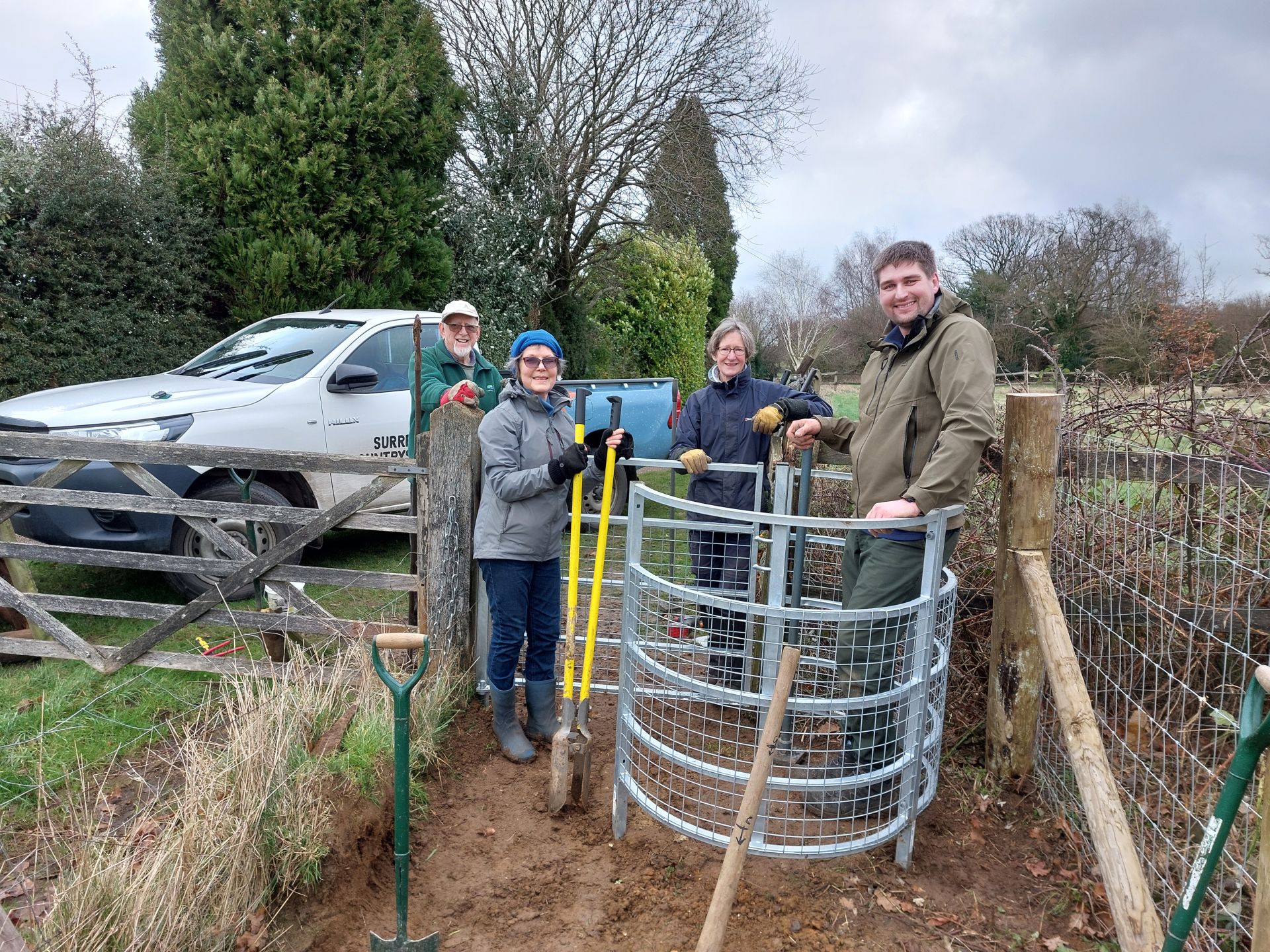 Celebrating Kissing Gates on Ranmore - Ramblers