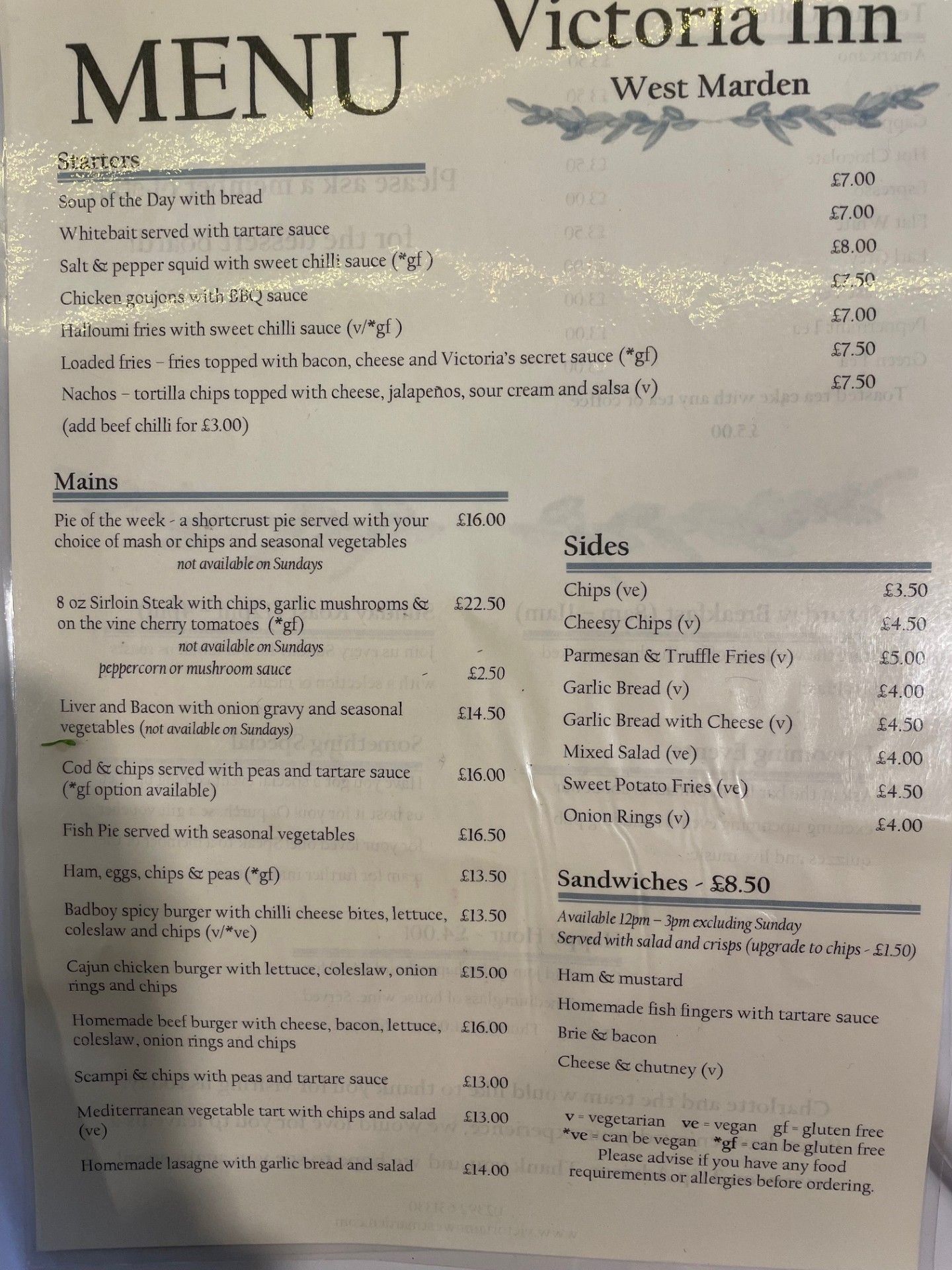 West Marden, Victoria Inn - Ramblers