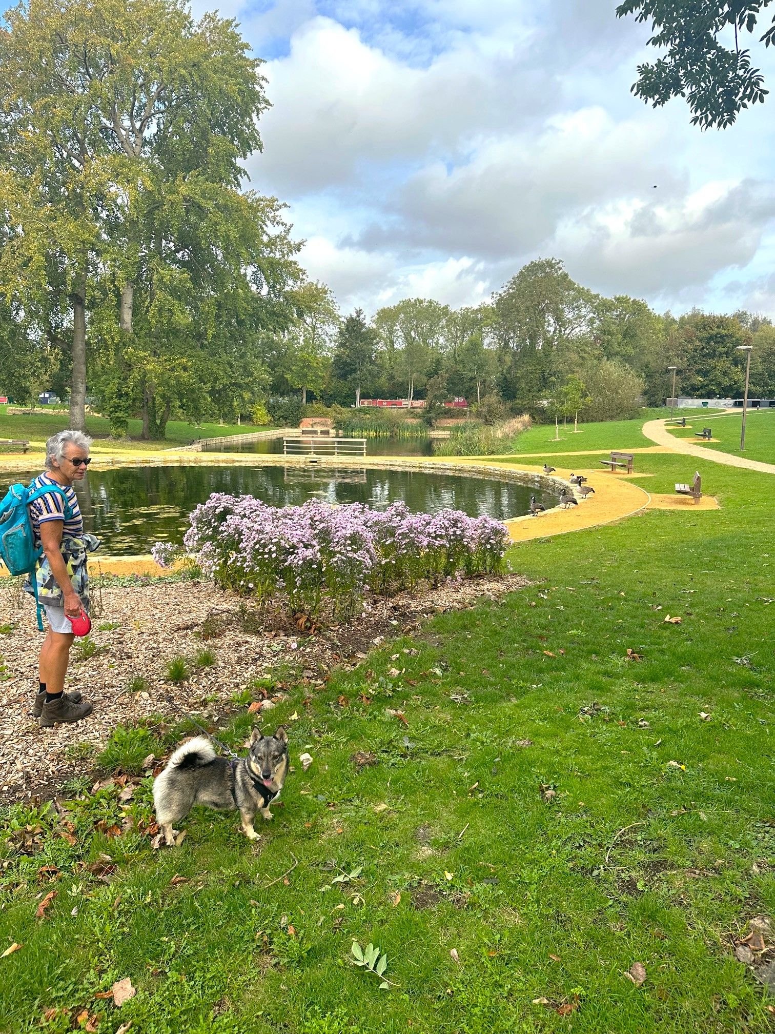 Great Linford Manor Park, Little Linford Wood - Ramblers