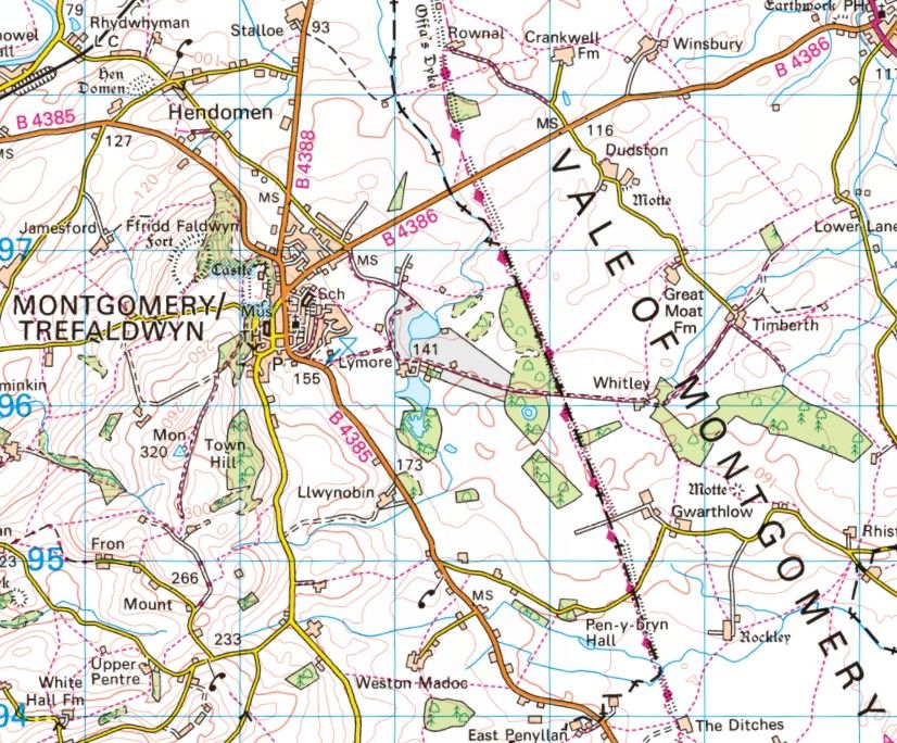 Up Hill and Down Dyke : around and about near Montgomery - Ramblers