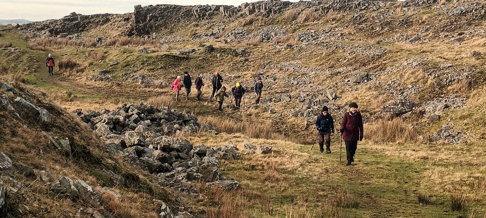 Two Quarries Mynydd Isaf and Carreg Dwfn - Ramblers