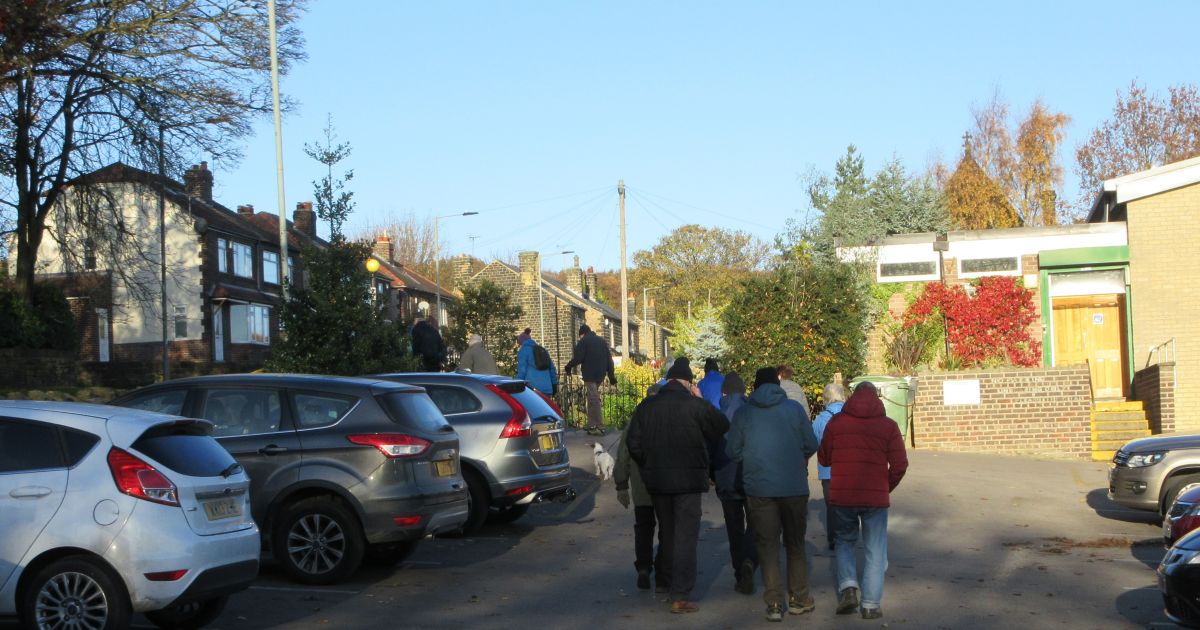 Step out from Grenoside for a walk in the woods.