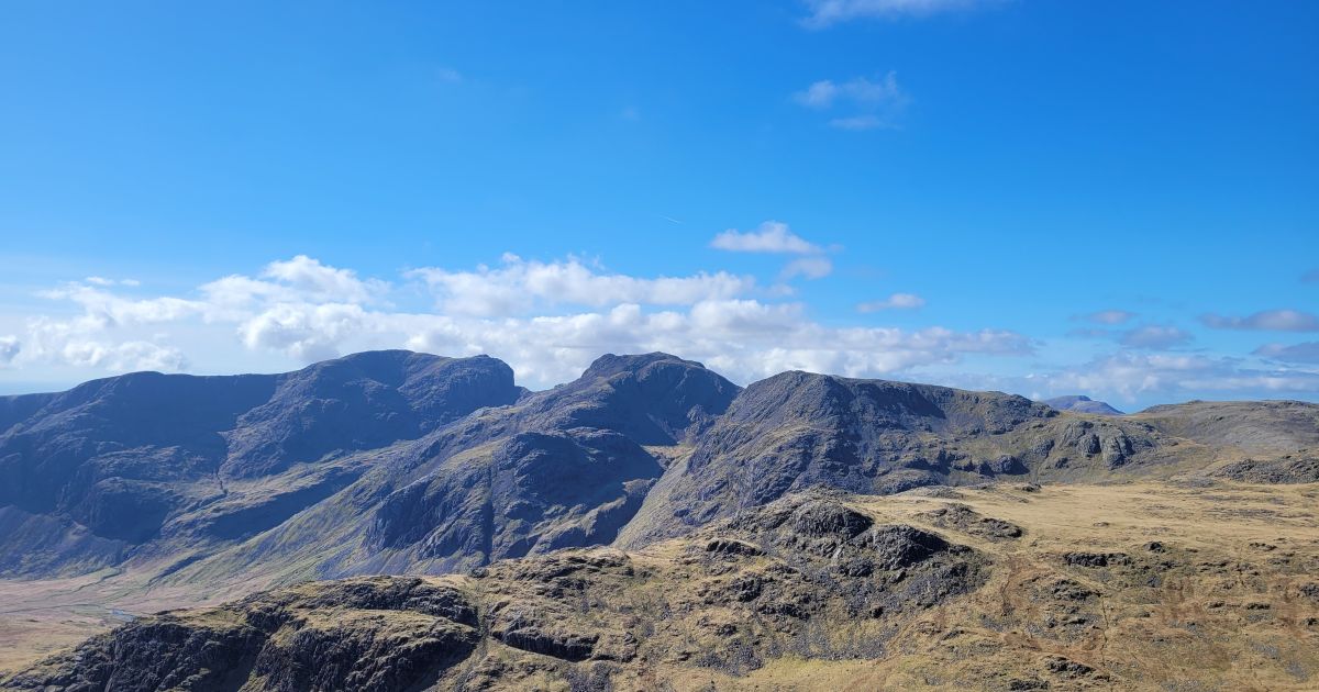 Esk Pike, Bow Fell, Allen crags and Rossett Pike - Ramblers