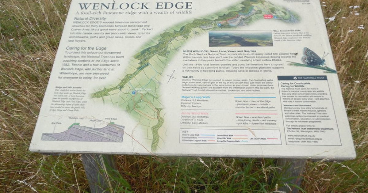 Wenlock Edge Circular - Ramblers