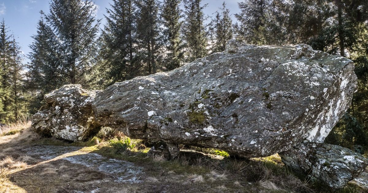 The Rocking Stone, Dunkeld - Ramblers