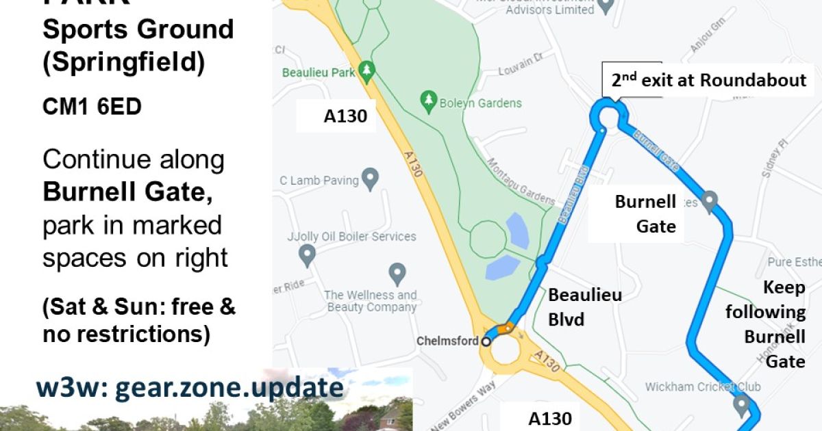 Beaulieu Park, Springfield - Ramblers