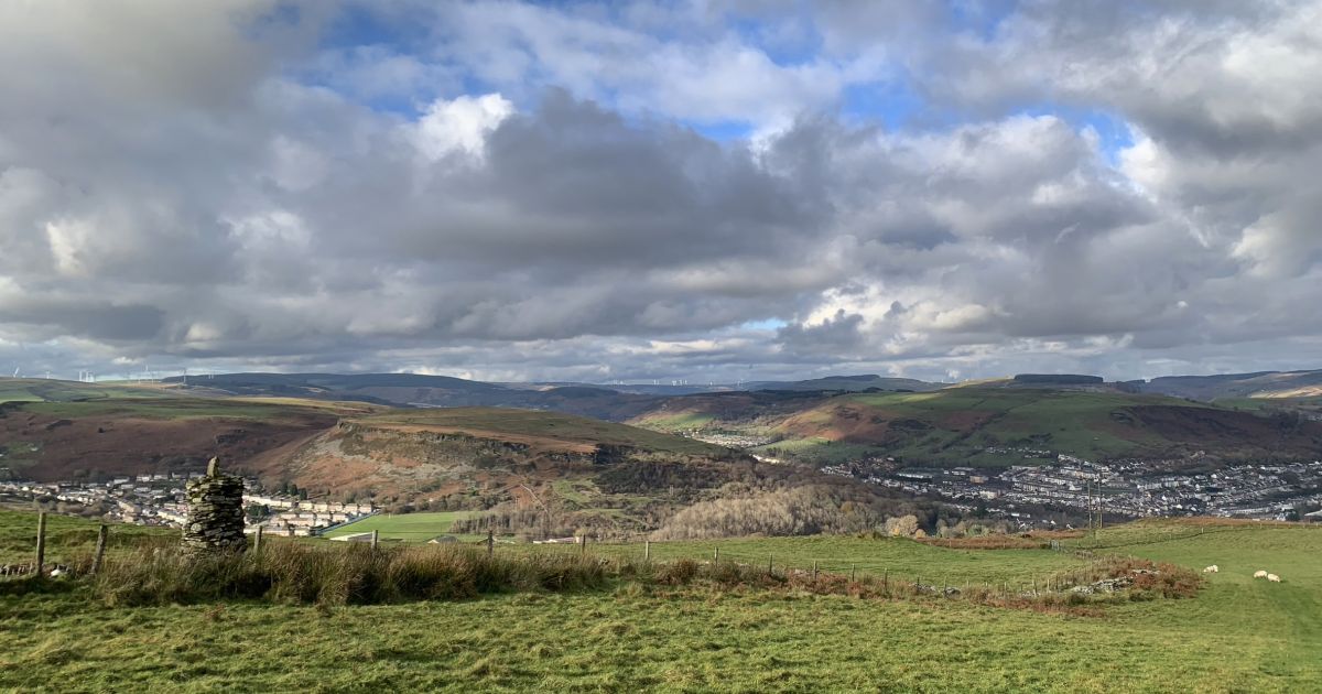Barry Sidings to Mynydd y Glyn - Ramblers