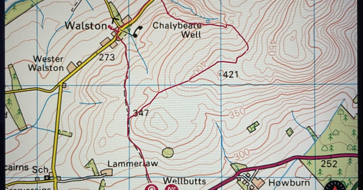 Elsrickle to Walston circular via Borland - Ramblers