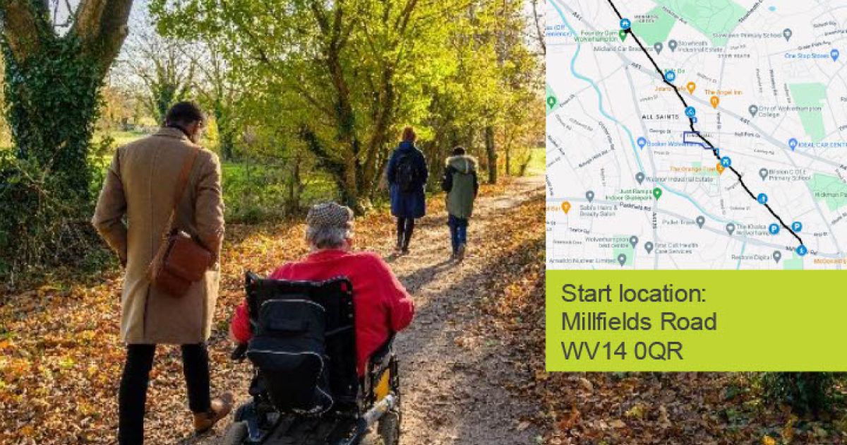 Walking and Auditing the Ettingshall Railway Path with Sustrans - Ramblers