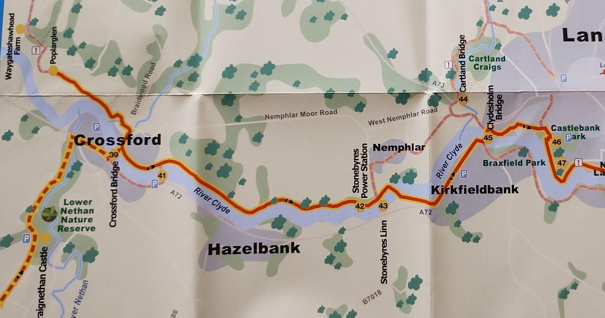 Clyde walkway, Crossford/Lanark - Ramblers