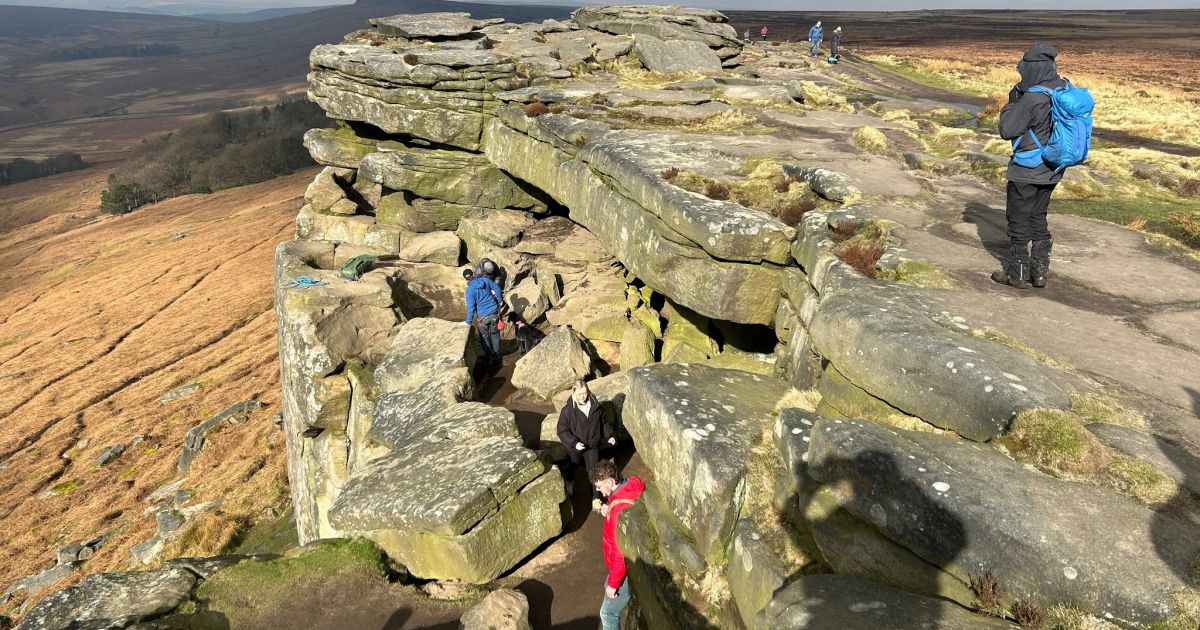 Millstone Edge (Derby) - Ramblers