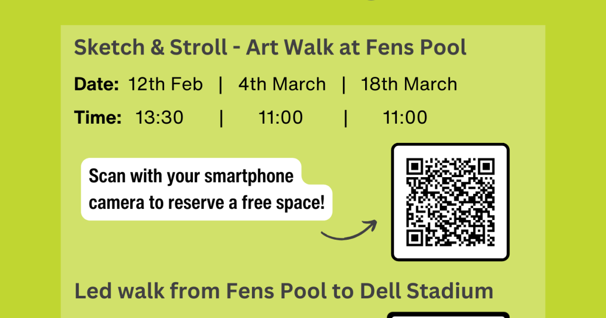 Fens Pool (Pensnett, Dudley) to Dell Stadium Walk with Sustrans and ...