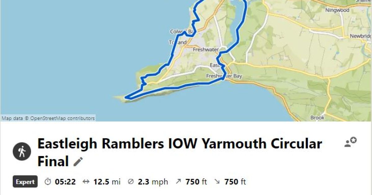 IOW YARMOUTH CIRCULAR WALK - Ramblers