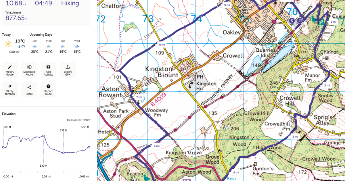 Chinnor Hill Ridgeway-AstonRowant-Chinnor Windmill. 11.15am prompt start - Ramblers