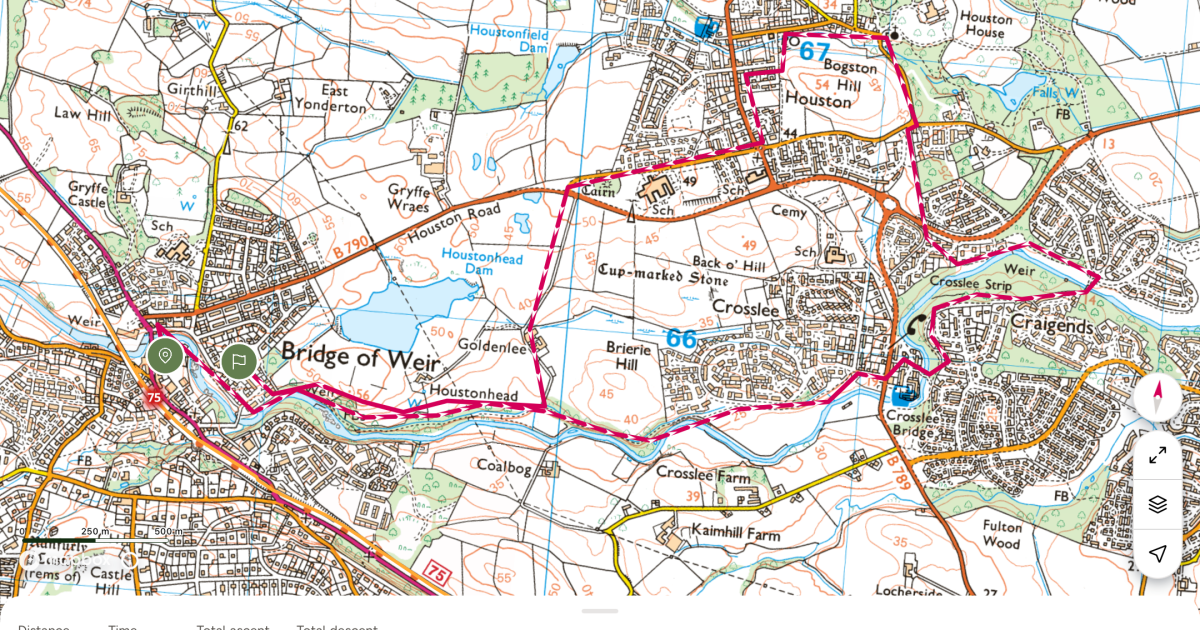 Bridge of Weir/ Houston Circular - Ramblers