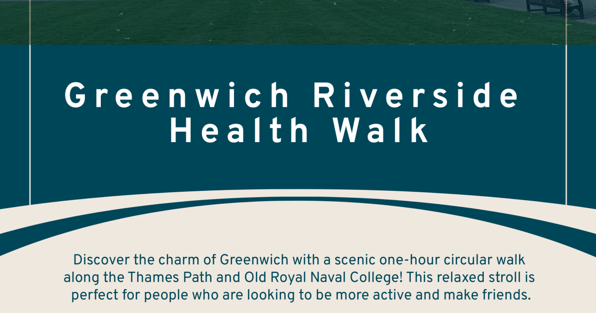 Greenwich Riverside Health Walk