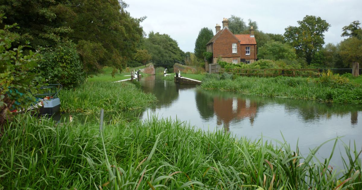 Ripley and the River Wey, Send Marsh, Newark Priory - Ramblers
