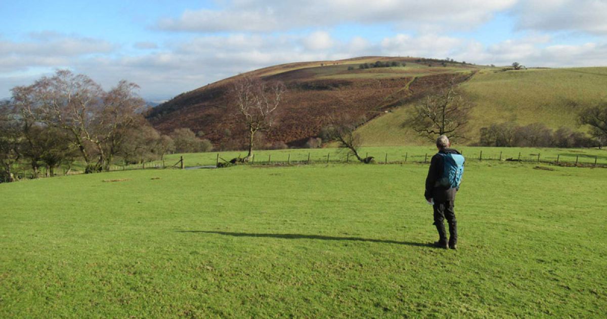 Maesmynis, Moelfre Hill & Llanynis Church - Ramblers