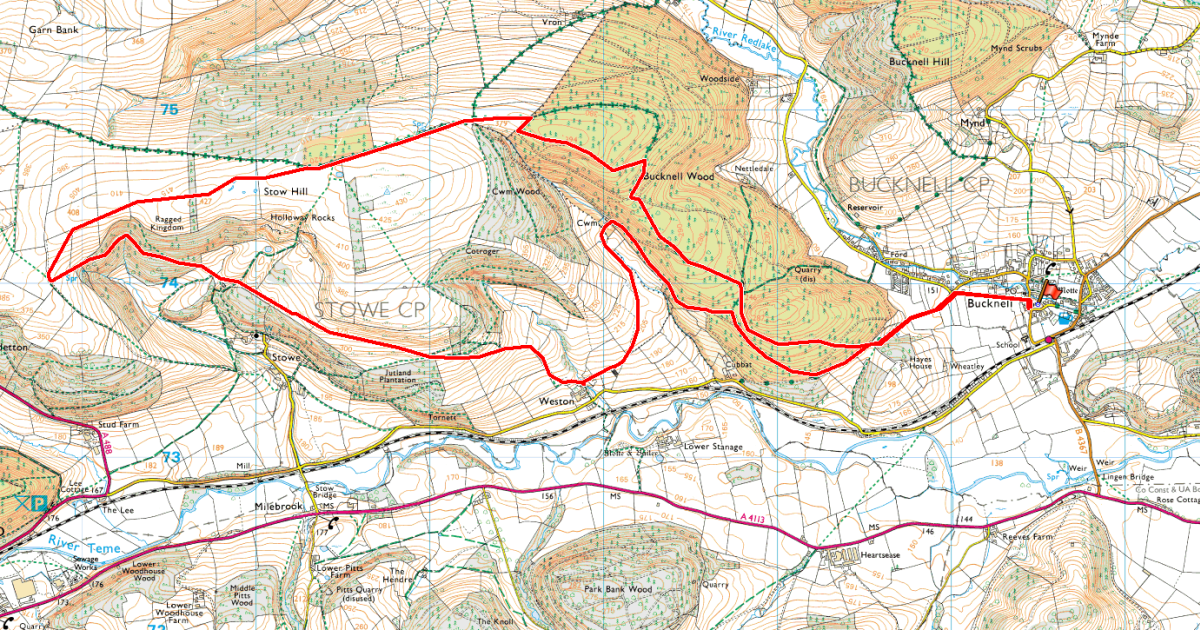 Bucknell to Stowe HIll - Ramblers