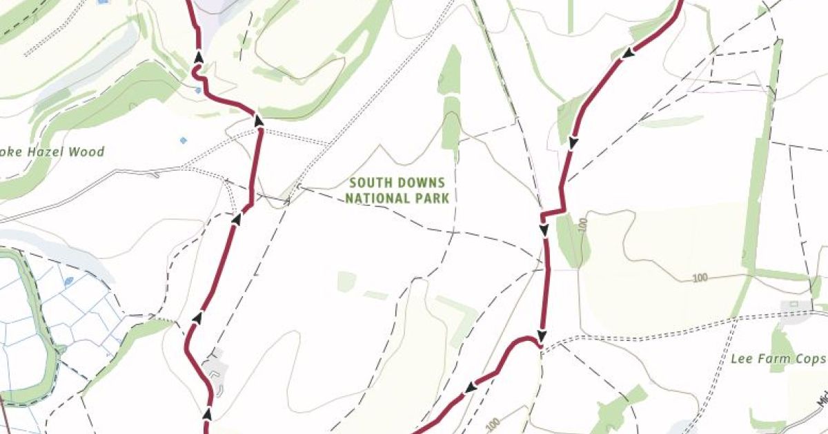 Burpham - Amberley Mount - Rackham Hill - Ramblers