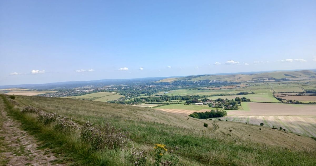 Epic South Downs Linear walk between Lewis and Brighton Royal Pavilion ...