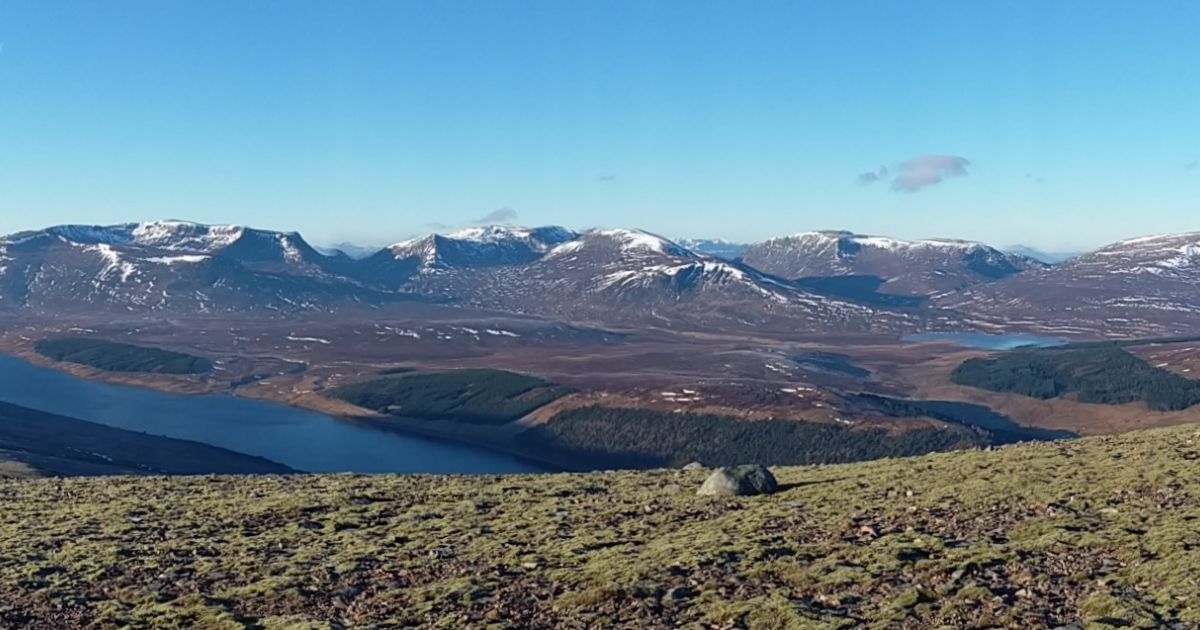 A'Mharconaich and Geal Charn (Munros) Drumochter - Ramblers
