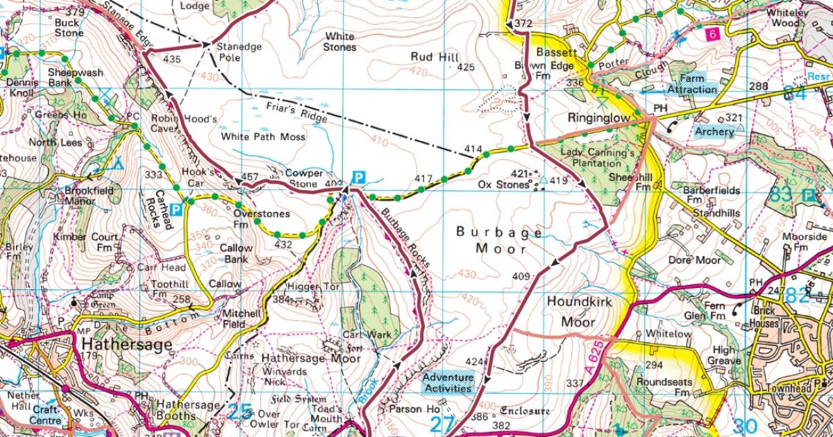 Longshaw Lodge to Redmires Res and Burbage Moor - Ramblers