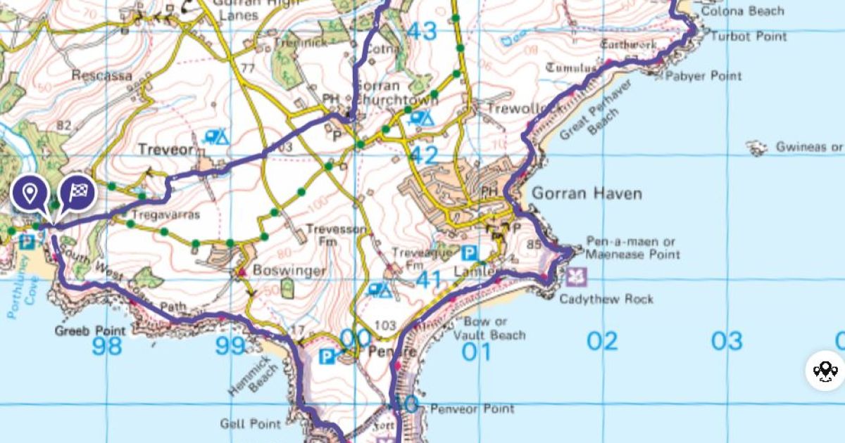 Caerhays - Dodman Circular - Ramblers