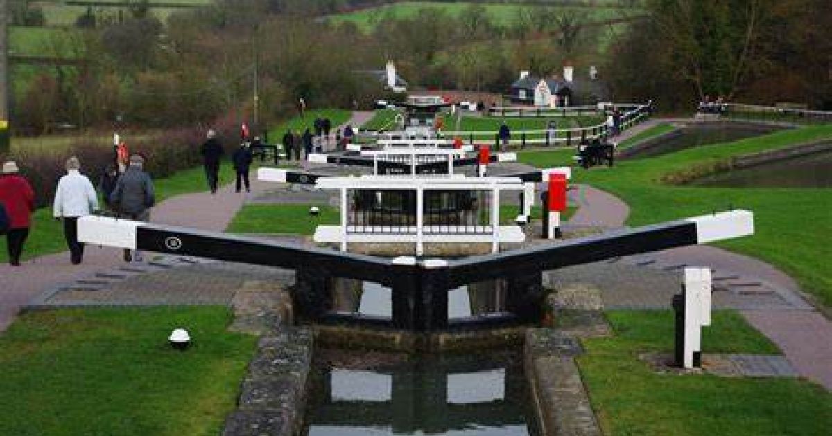 Foxton Locks - Ramblers