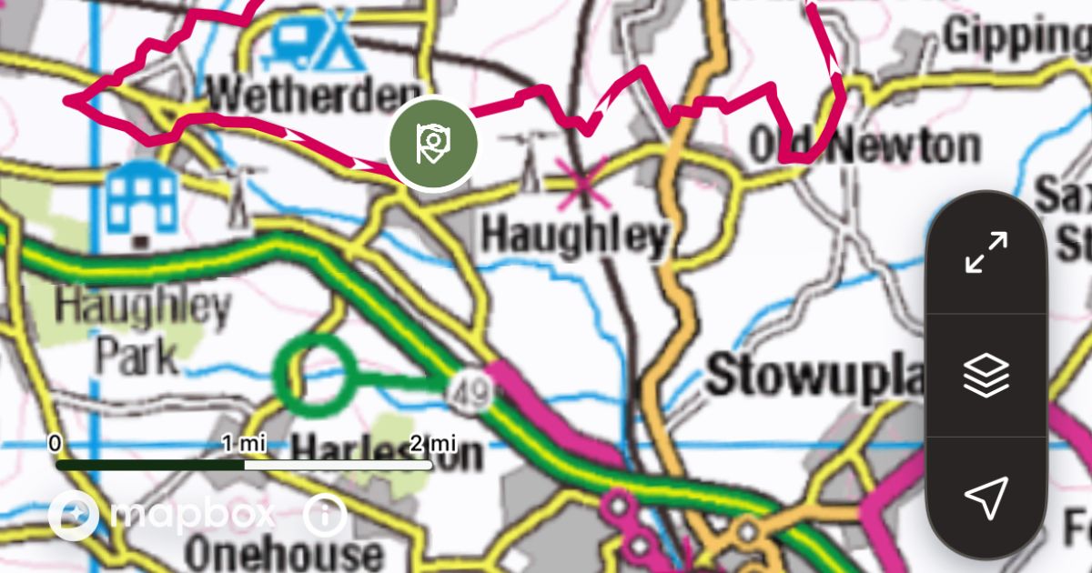 Haughley - Old Newton - Bacton - Wetherden circular - Ramblers