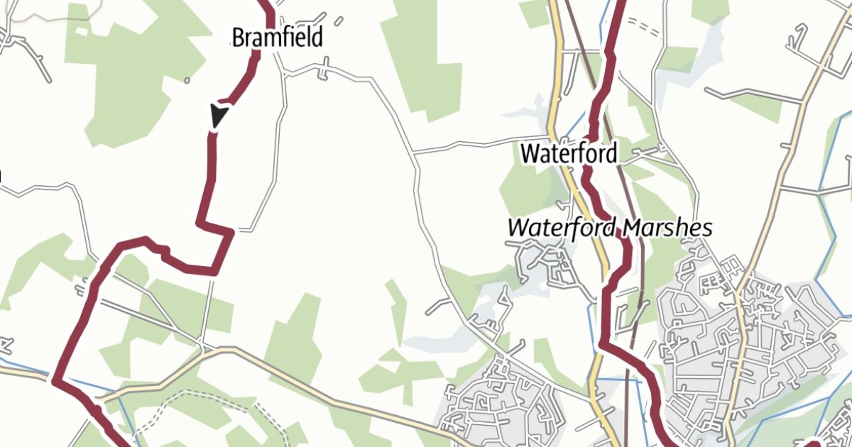 Hertford Circular via Stapleford & Bramfield - Ramblers