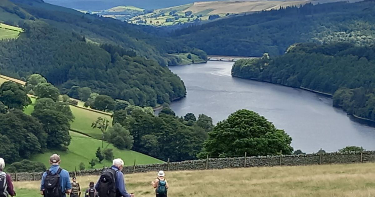 Ladybower, via Alport Castles, Upper Ashop and Rowlee Farm. - Ramblers