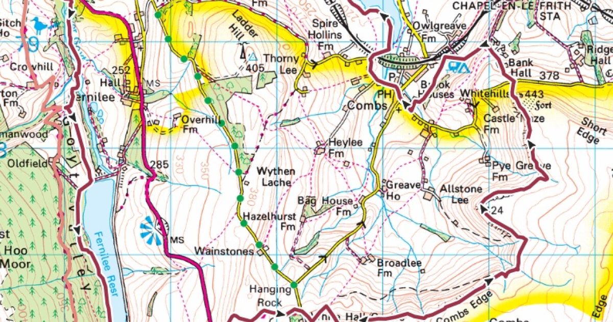 Combs Edge and Goyt Valley - Ramblers