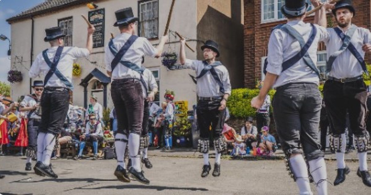 Bromyard Downs 6mile walk followed by a visit to Bromyard Folk Festival ...
