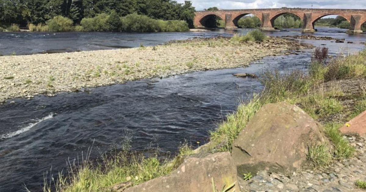 River Esk and Wilkins Pool, Longtown (afternoon)