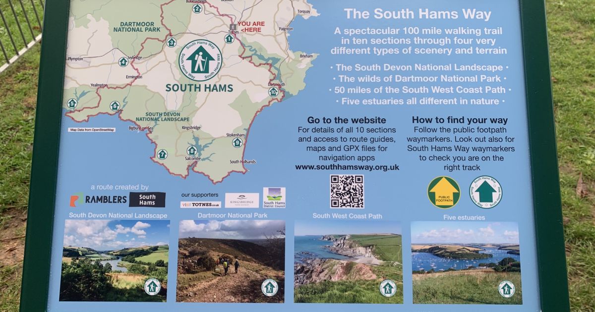 South Hams Way launch & walk Section 1 - Ramblers