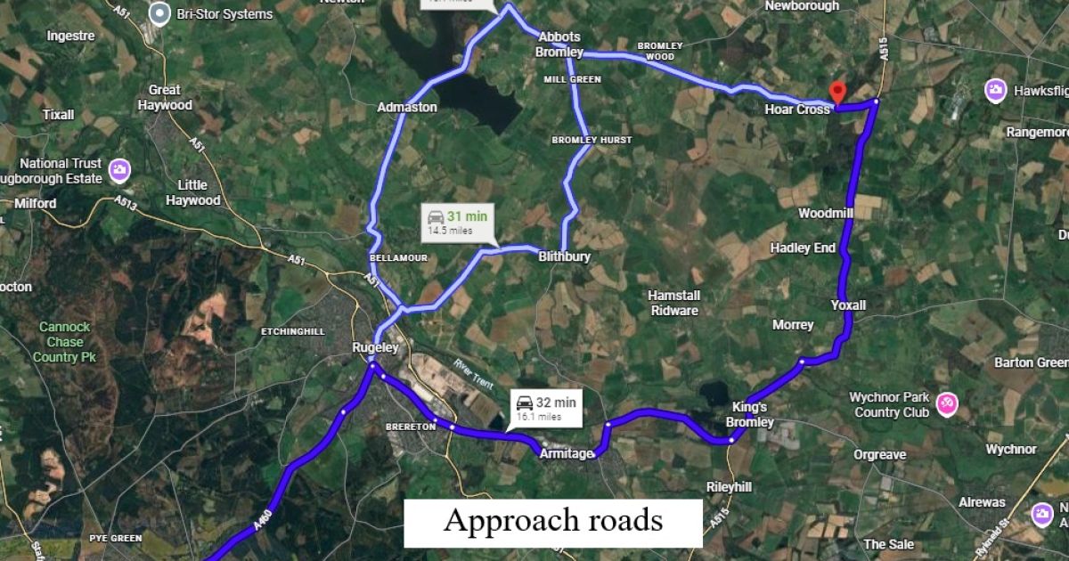 Jacksons Bank Circular, Hoar Cross - Ramblers