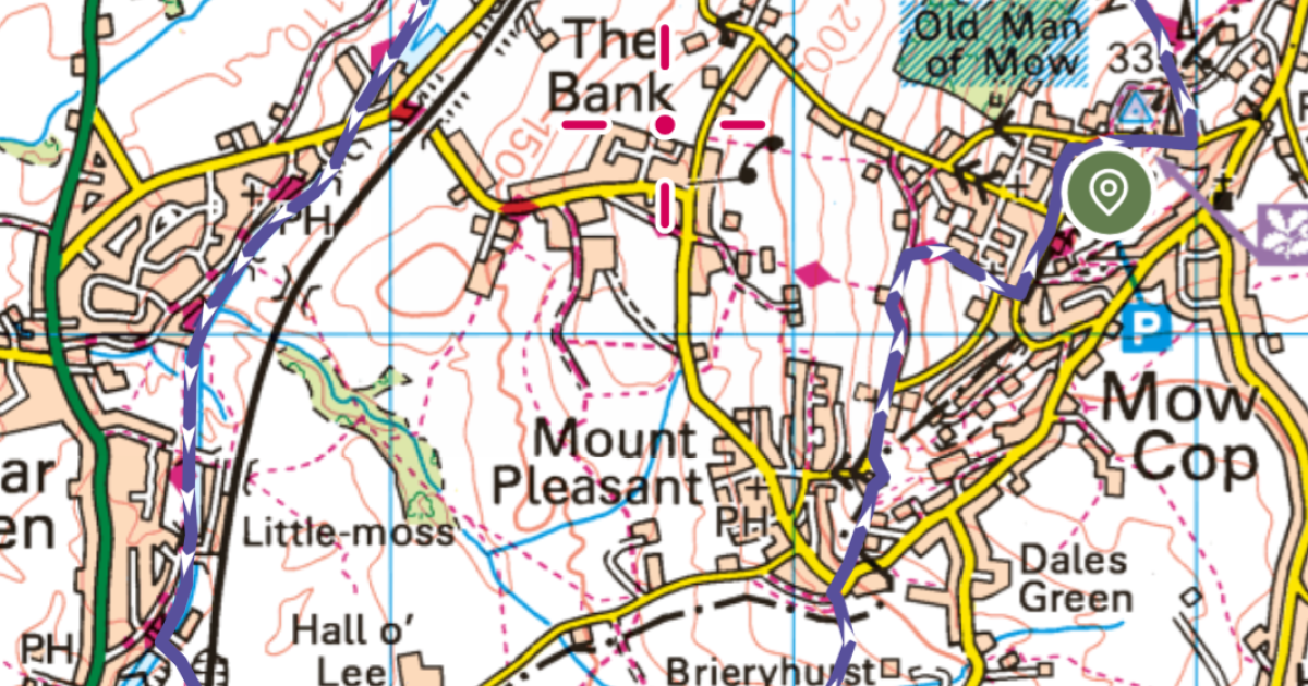 Mow Cop circular from Kidsgrove - Ramblers