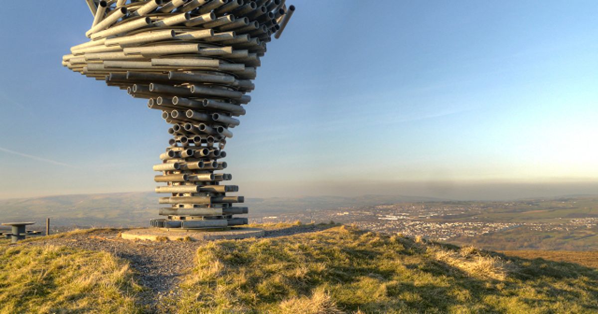 Theiveley pike ( singing ringing tree ) - Ramblers